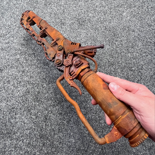 🔫 Fallout 4 Ripper・ STL File for 3D printing・Cults