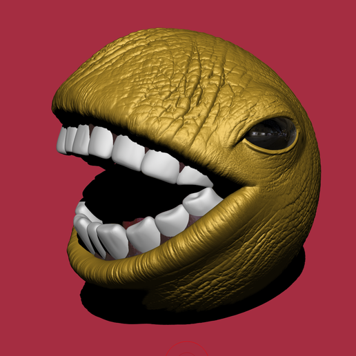STL file Cursed Pacman 👹 ・3D printing design to download・Cults