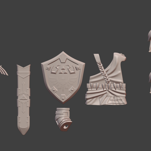 🧱 Brick Compatible Minifgure Link Tears of The Kingdom・ STL File for 3D ...