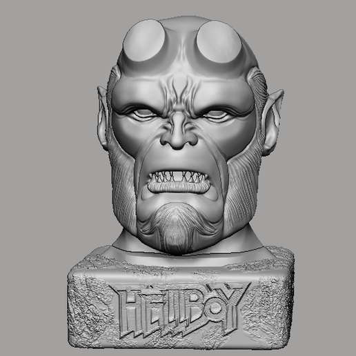 hellboy head