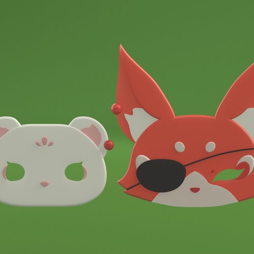 🎭 MASK HUA CHENG - XIE LIAN (TGCF)・ STL File for 3D printing・Cults