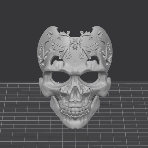 STL file scull mask 🎨 ・3D print object to download・Cults