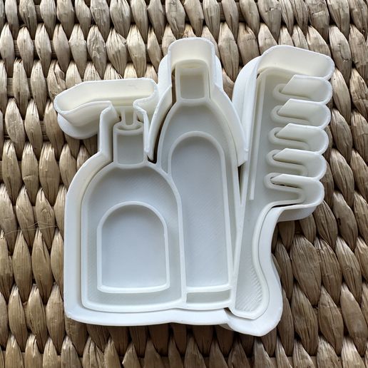 STL file Hair care cookie embosser 💇 ・3D printing model to download・Cults
