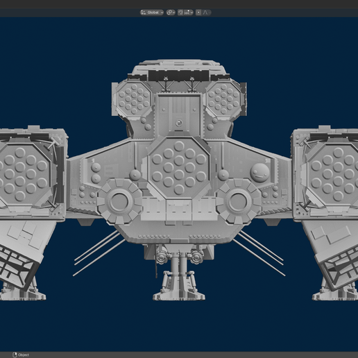 👽 The USCSS Nostromo・ 3D File for 3D printing・Cults