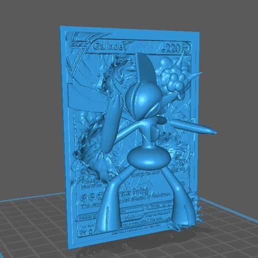 🐉 0475 Gallade Vmax Carte Pop Up Pokemon (Fanart)・Fichier STL pour ...