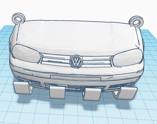 STL file Volkswagen Golf MK4 key holder 🚗 ・3D printer design to ...