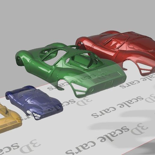 STL file 1/24 alfa 33 stradale・3D printer design to download・Cults