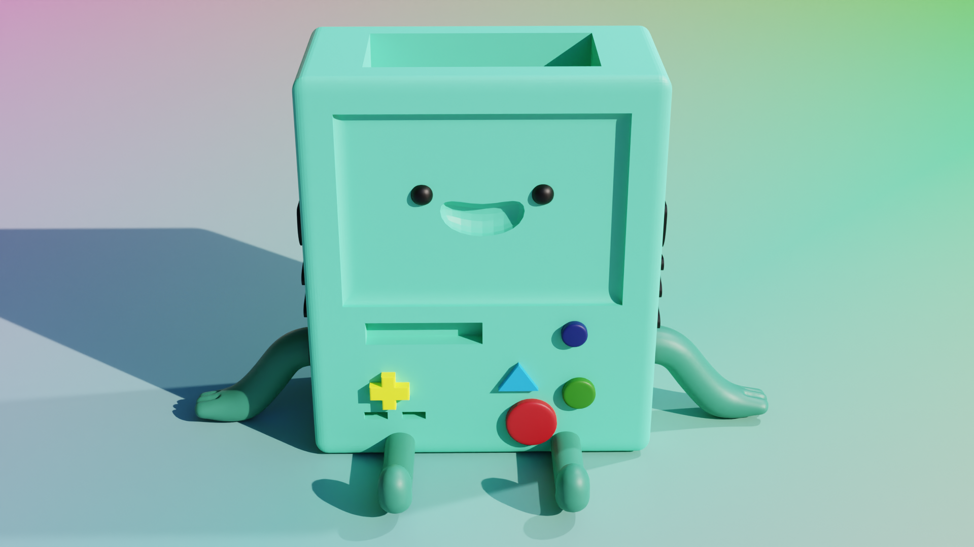 Download STL file BMO Pencil holder • 3D print object ・ Cults