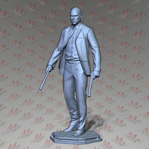 🔫 AGENT 47・ 3D File for 3D printing・Cults