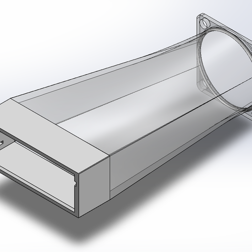 STL file Tesla long duct for 40x40xXX fan 🖥️ ・Design to download and 3D ...