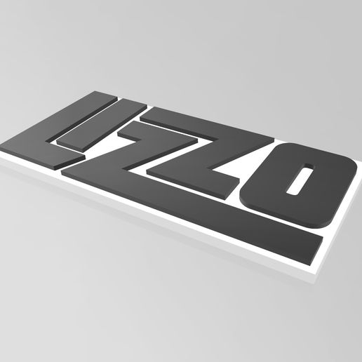 🧑‍🎨 LOGO LIZZO・Archivo STL para Impresión 3D y Mecanizado CNC - Corte ...