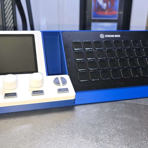 💻 Stream deck XL + Beacn create mix holder・ STL File for 3D printing・Cults