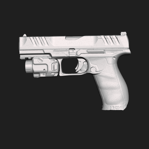 🩻 Walther PDP 4.5 Streamlight TLR 8 Real Size 3D Scan Gun Mold・ STL ...