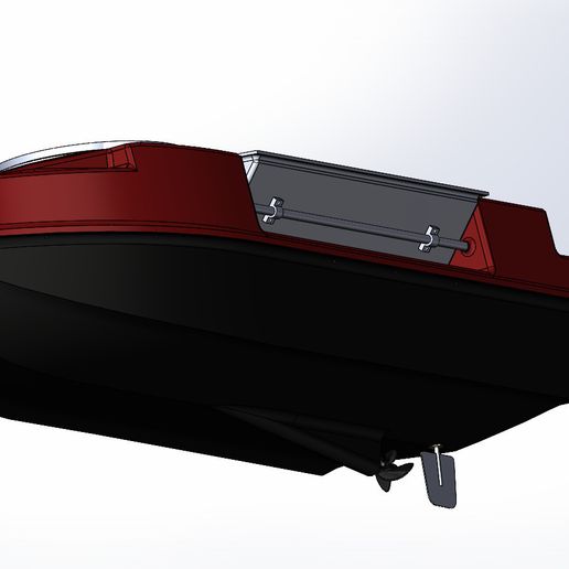 🎏 Carp boat, Bait Boat.・ STL File for 3D printing・Cults