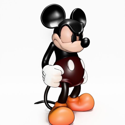 🐁 Mad Mickey Mouse Dark toy・ STL File for 3D printing・Cults