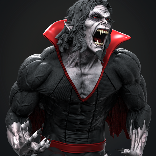 🕷️ Morbius Statue 1/6 Scale・ 3D File for ・Cults