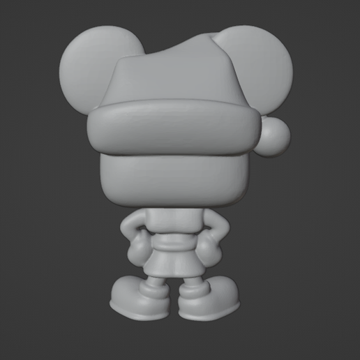 STL file Mickey Mouse Christmas Funko 🐁 (OBJ)・3D printing template to ...