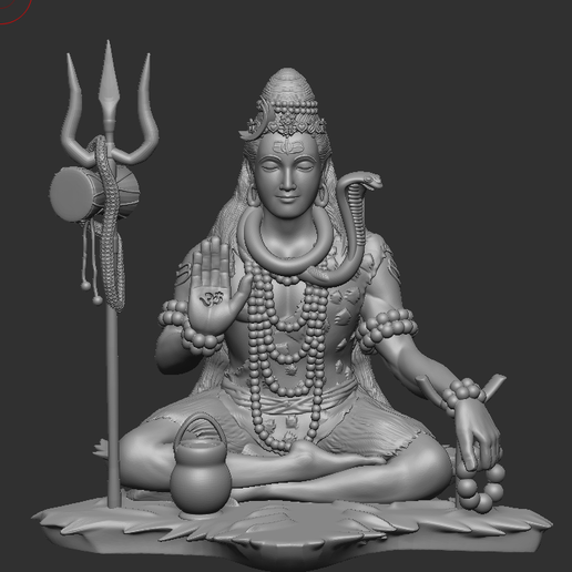 🗿 LORD SHIVA HIGH DETAILED MODEL・ STL File for 3D printing・Cults