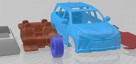 🚗 Lexus LX 570 2016 Printable Car・ 3D File for 3D printing・Cults