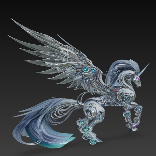 🦄 Unicorn 4・ STL File for 3D printing・Cults