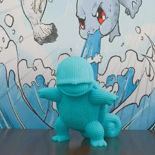 STL file Knitted Jenny turtle 🐢 ・Model to download and 3D print・Cults