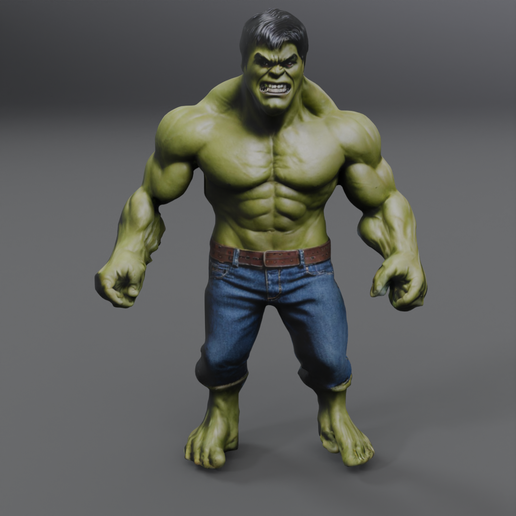 3D file classic hulk 🎨 ・Template to download and 3D print・Cults
