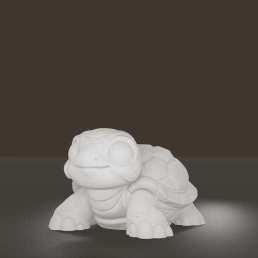 🐢 Cute Turtle・ STL File for 3D printing・Cults