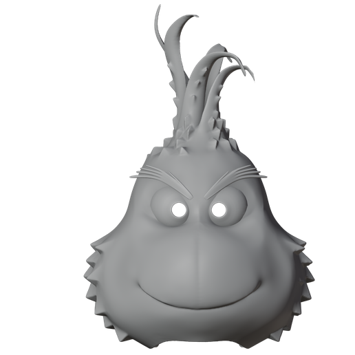 STL file The Grinch Stole Christmas Grinch Mask 🎄 ・Model to download ...