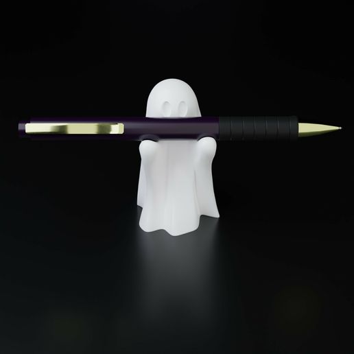 👻 Ghost pen holder・ STL File for 3D printing・Cults