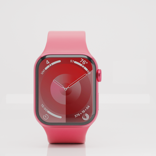 🍎 Apple Watch Series 9 (PRODUCT)RED・ STL File for 3D printing・Cults