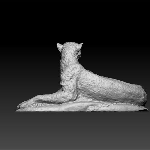 🐆 Cheetah and cub・ STL File for 3D printing・Cults