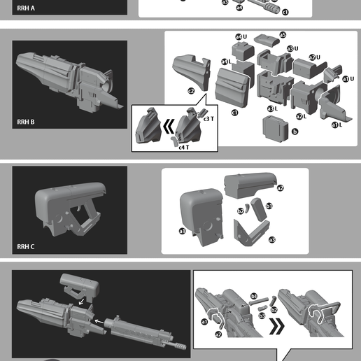 ️ Nikke Goddess of Victory Rapi RedHood Machine Gun STL file・ STL File ...
