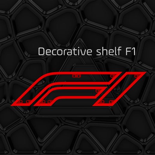 STL file Decorative Shelf F1 🪞 ・3D printer model to download・Cults