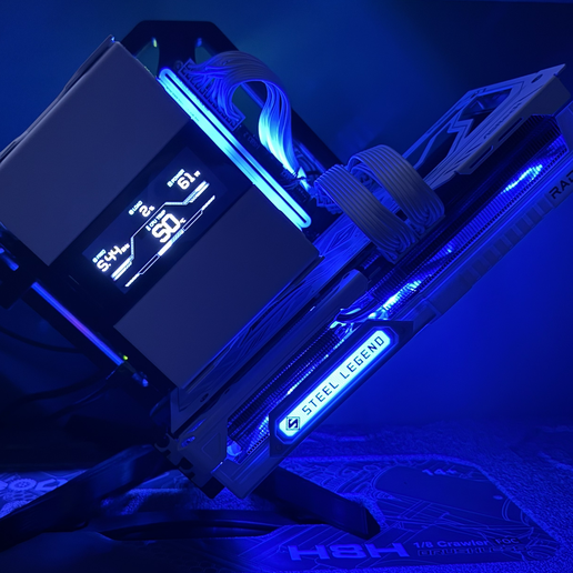 🖼️ Mini ITX open case frame・ STL File for 3D printing・Cults