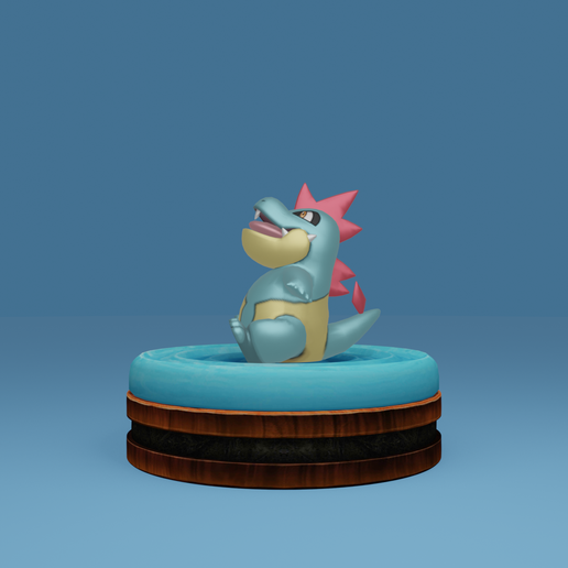 🐉 POKEMON CROCONAW・ STL File for 3D printing・Cults