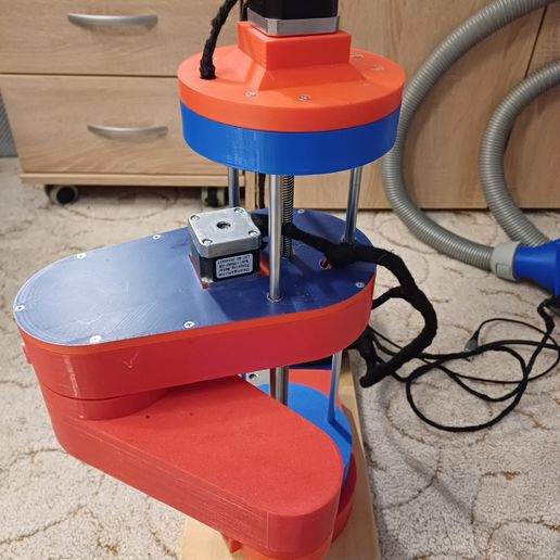 💪 SCARA robotic arm・Archivo STEP para Impresión 3D・Cults