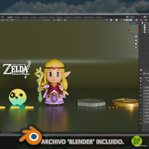👸 ZELDA - Echoes of Wisdom - Mega Pack - 10 Models -・ 3D File for 3D ...