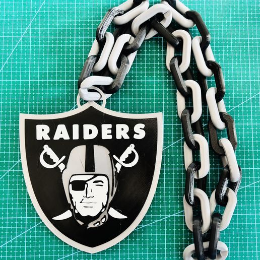 🏈 Las Vegas Raiders Chain・ STL File for 3D printing・Cults
