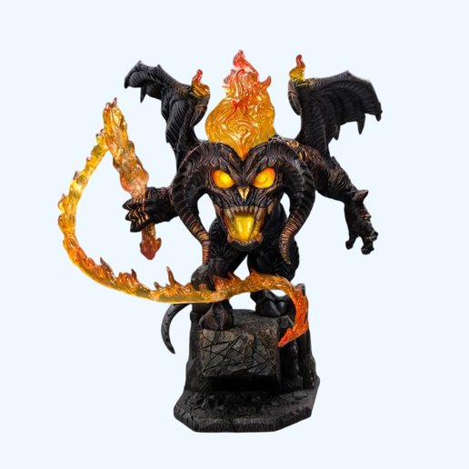 🎲 Lord Of The Rings - Balrog・Free STL File for 3D printing・Cults