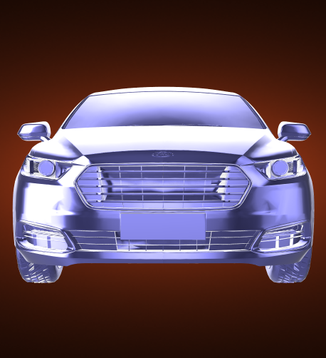 🚙 Ford Taurus 2021・ OBJ File for 3D printing・Cults