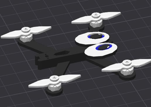 🗝️ Cute FPV Drone Keychain・ STL File for 3D printing・Cults