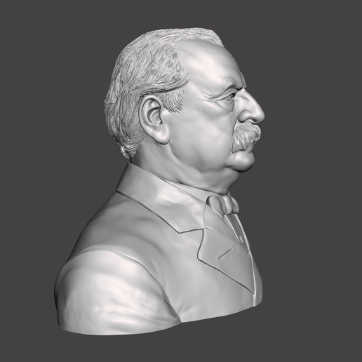 📁 3D Model of Grover Cleveland - High-Quality STL File for 3D Printing ...