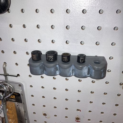 🧰 Impact Driver hex driver bit Pegboard Holder・ STL File for 3D ...