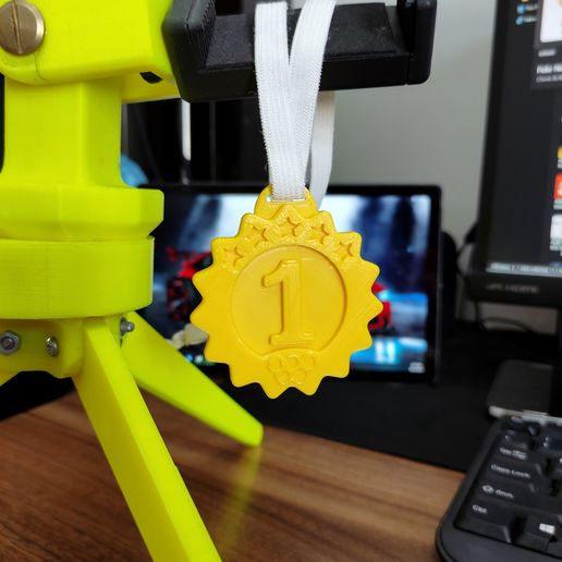 🏅 Gold medal 1・Free STL File for 3D printing・Cults