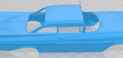 🚙 Chevrolet Impala 1837 Sport Coupe 1962 Printable Body Car・ 3D File ...