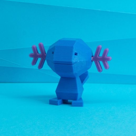 🐉 Wooper LOW POLY POKEMON・ 3MF File for 3D printing・Cults