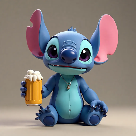 🍺 Puntada Divertida Cerveza・Archivo STL para Impresión 3D・Cults