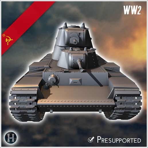 3D file SMK (late) - Soviet army WW2 Second World East front Ostfront ...