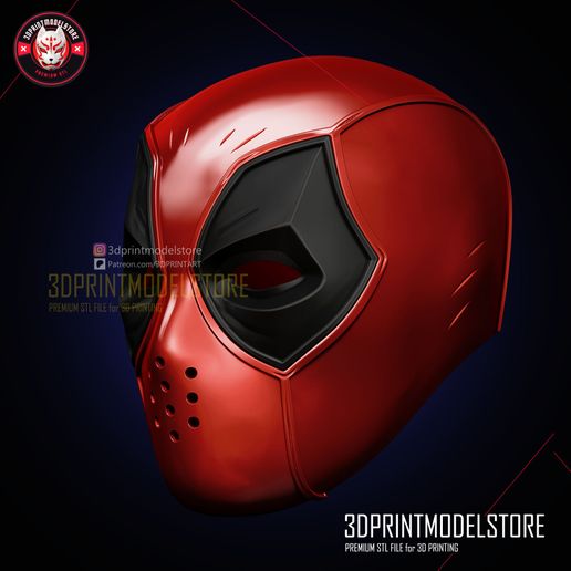 🐚 Kidpool Face Shell Mask - Deadpool and Wolverine - Marvel Cosplay・ 3D ...