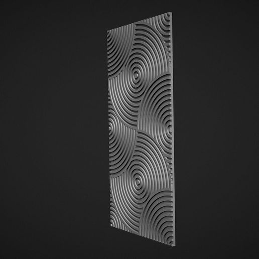🟣 Seamless geometric pattern wall panel 3D Model・ STL File for 3D ...